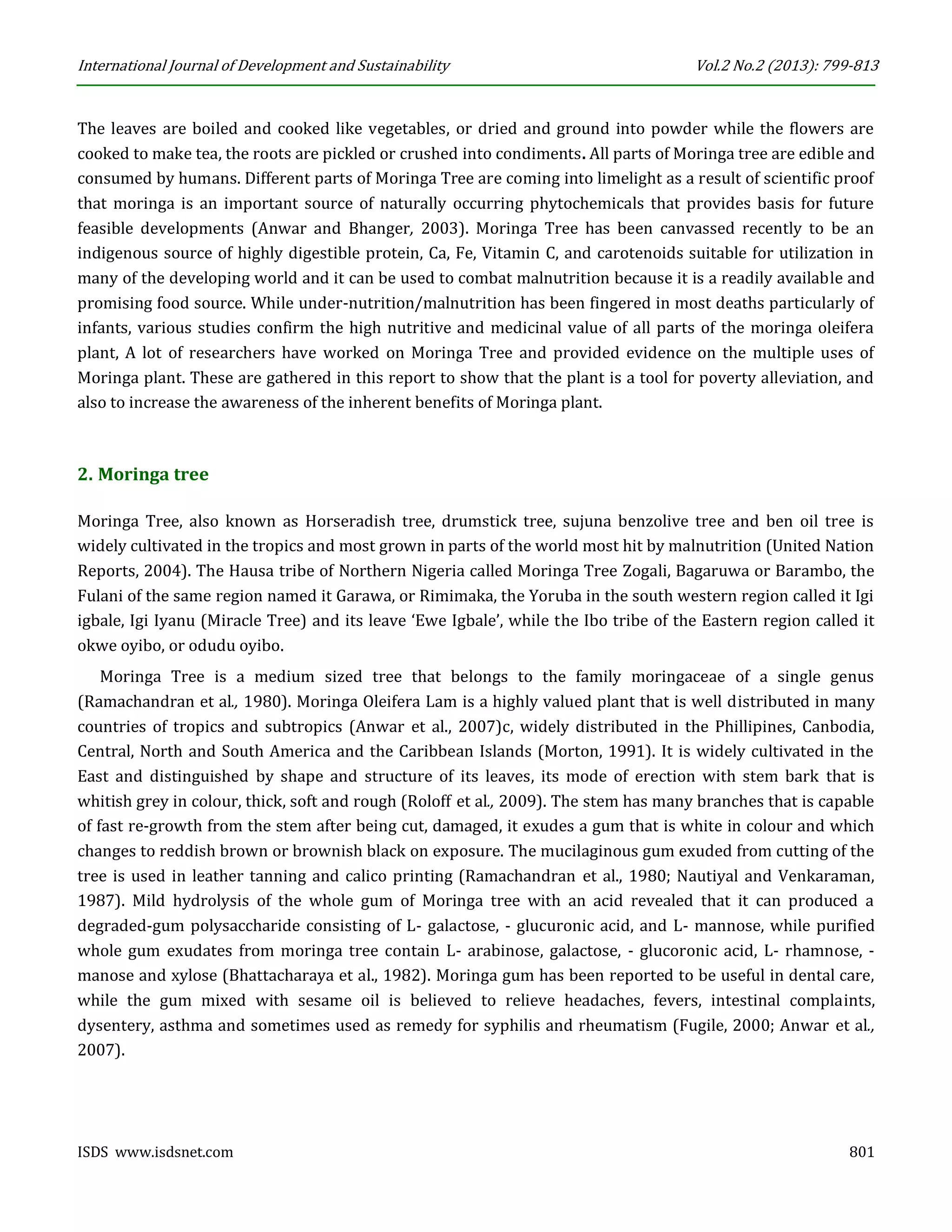 Moringa tree-poverty-alleviation-and-rural-development | PDF