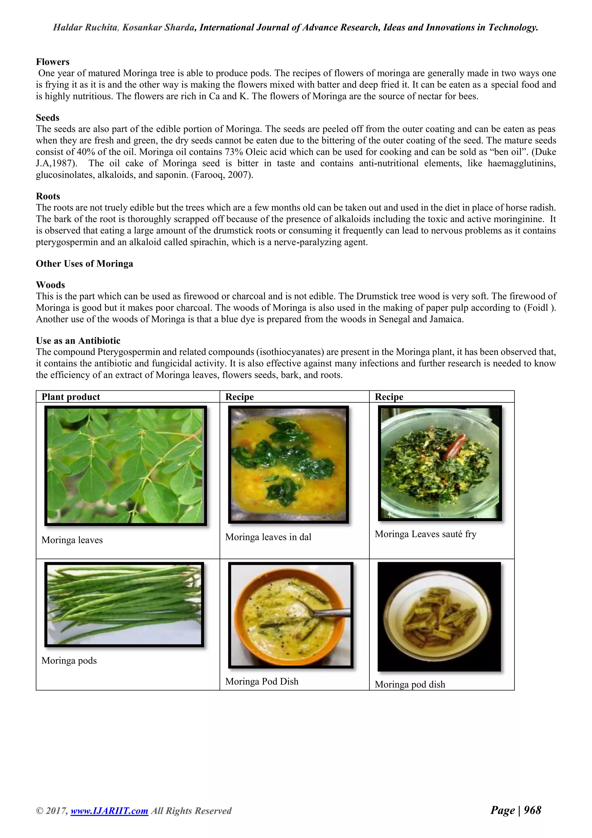 Moringa oliefera the miracle tree | PDF