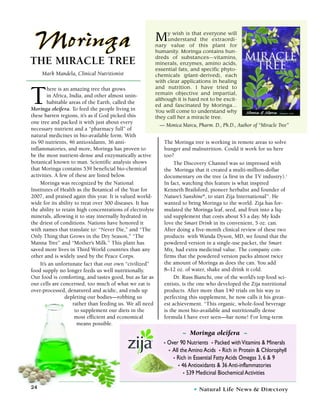 Moringa 'the Miracle tree' part1 | PDF