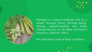 Moring Honey- Benefits of Moringa honey | PPTX