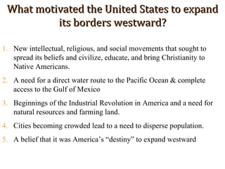 Morin manifest destiny | PPT