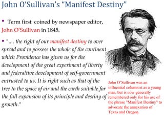 Morin manifest destiny | PPT