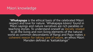 Māori Philosophies | PPTX