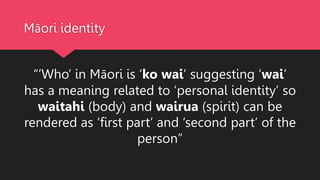 Māori Philosophies | PPTX