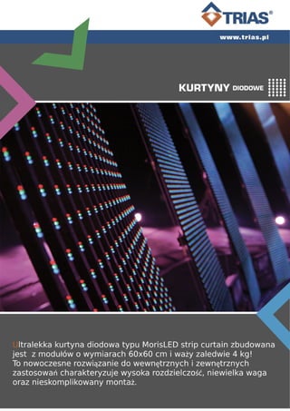 Moris Led Strip Curtain Pl | PDF