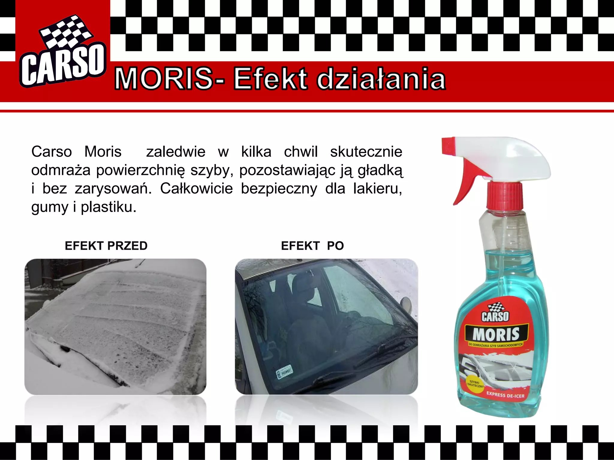 Carso Moris - płyn do odmrażania szyb