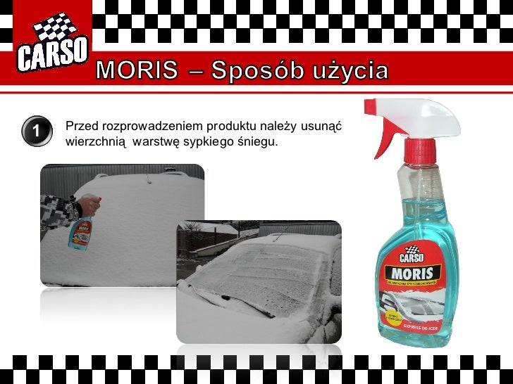 Carso Moris - płyn do odmrażania szyb