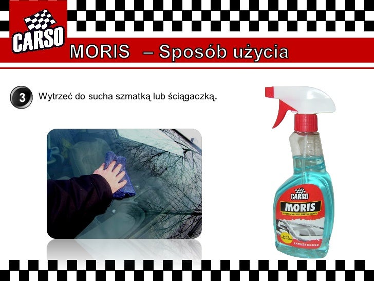 Carso Moris - płyn do odmrażania szyb