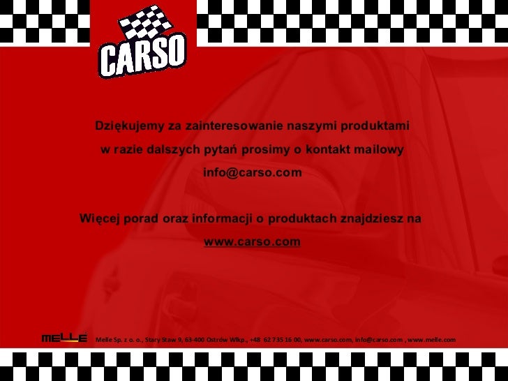 Carso Moris - płyn do odmrażania szyb