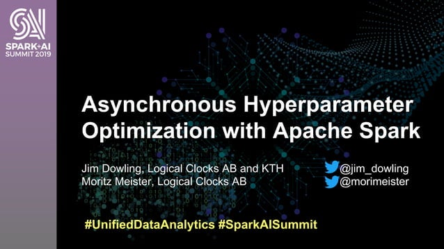 Asynchronous Hyperparameter Optimization With Apache Spark Ppt