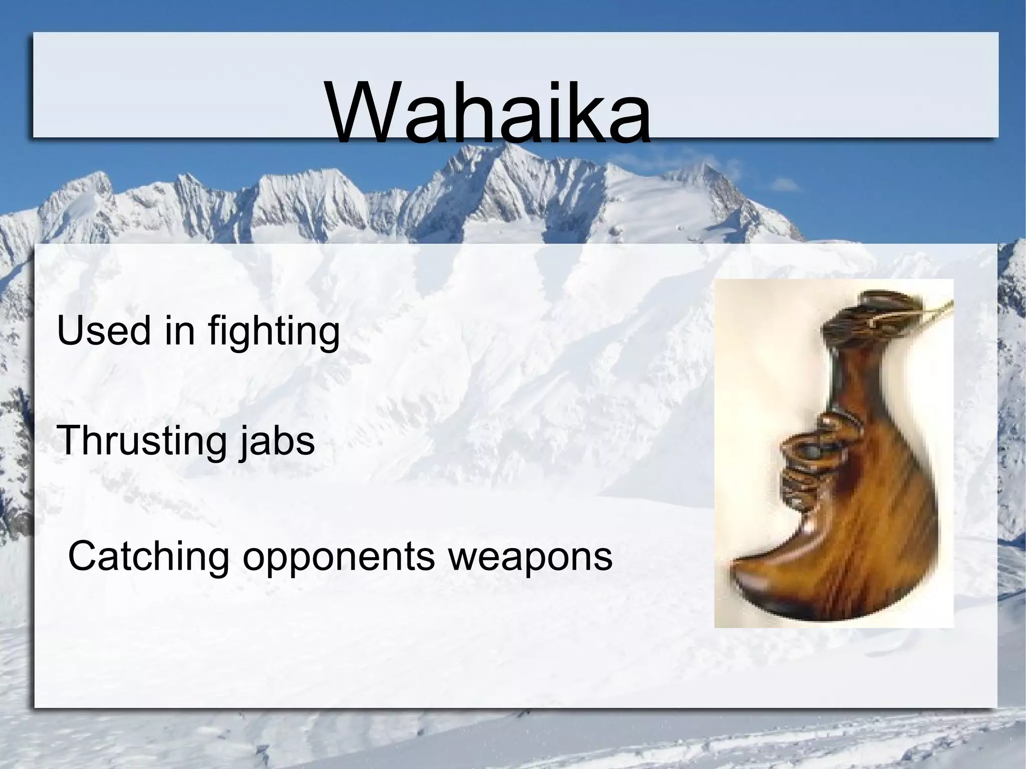 MāOri Weapons J+T | ODP