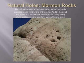 Mormon rocks etiwanda preserve power point | PPTX | Geography | Science