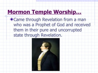 Mormons, Temples, And Masonry | PPT