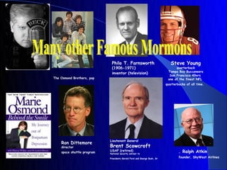 Mormons under the Microscope | PPT