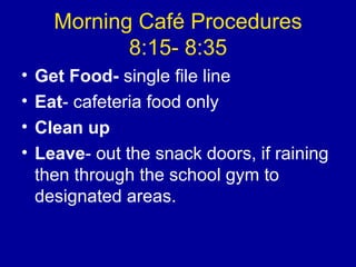 PBIS Morning Procedures | PPT