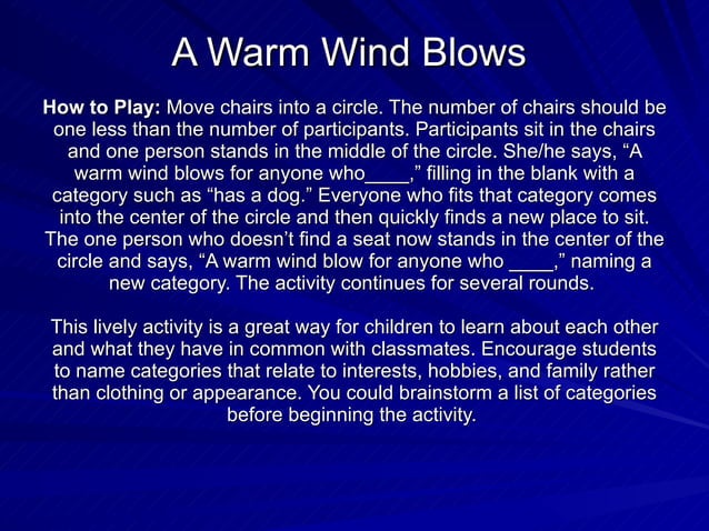 Morning Meeting Activites | PPT