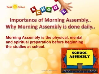 Morning assembly | PPTX