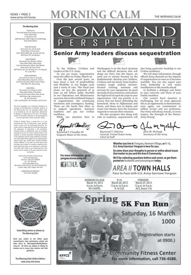 Morning calm weekly 130308 | PDF