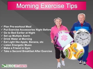 Top 10 Daily Morning Exercise for Healthy Body | PPT