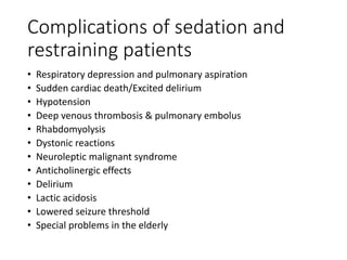 Approach to a patients with Acute Behavioural Disturbance in Emergency ...