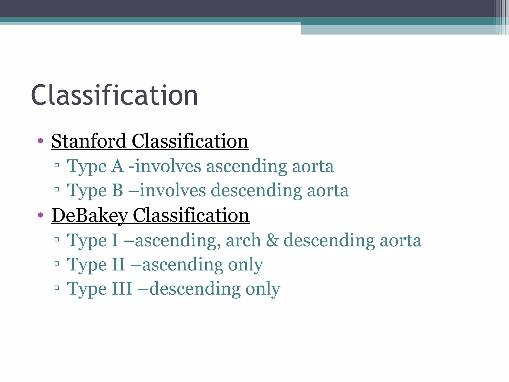Aortic dissection- morning report | PPT