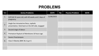 Morning Report 11 June 2023 - PPROM PREEKLAMPSIA.pptx | Pregnancy ...