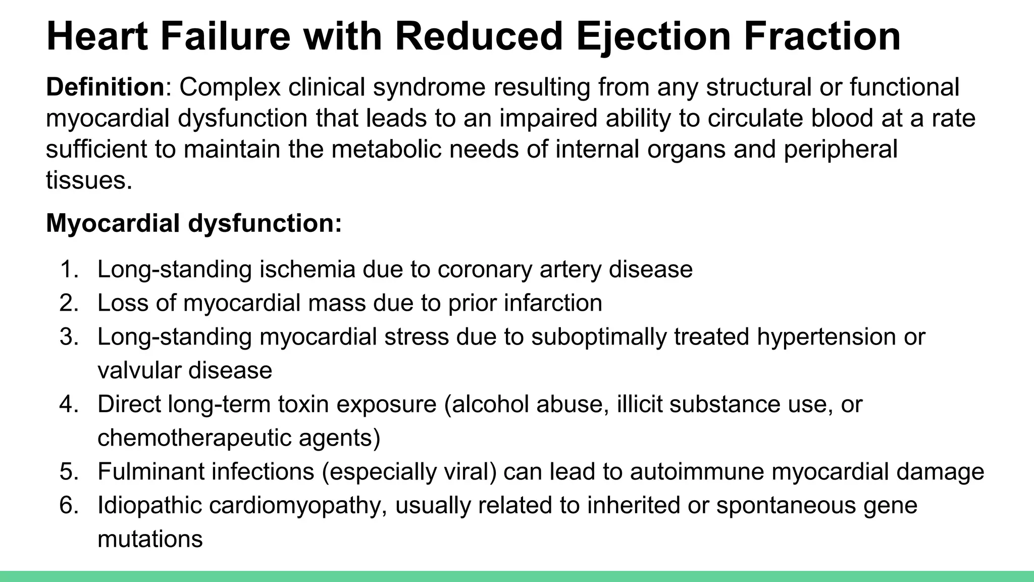 Heart Failure with Reduced Ejection Fraction | PPTX