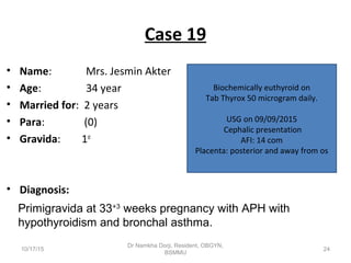 High risk pregnancy cases | PPT