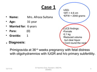 High risk pregnancy cases | PPT