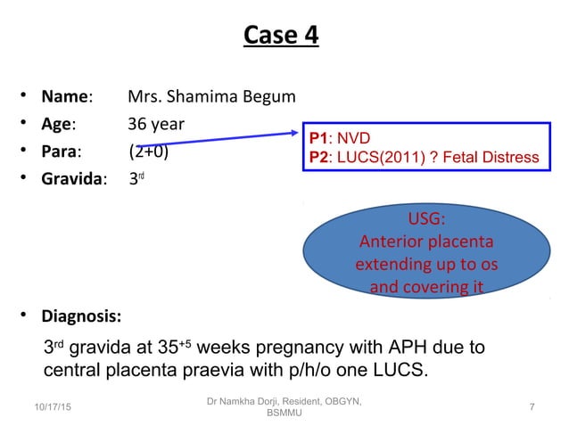 High risk pregnancy cases | PPT