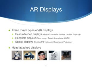 Augmented Reality - General conclusions and recommendations | PPTX