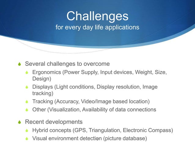 Augmented Reality - General conclusions and recommendations | PPTX | Computing | Technology ...