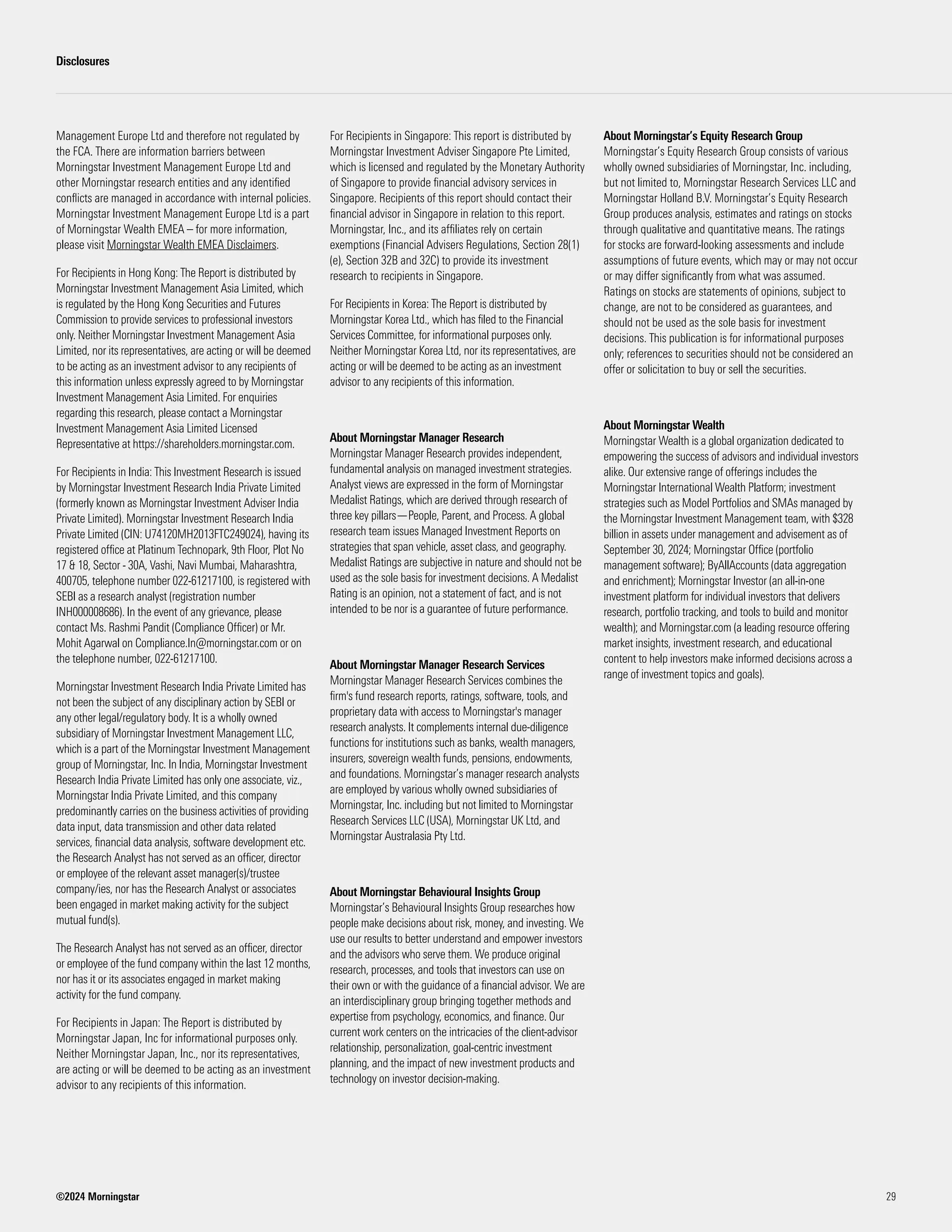 MorningStar - 2025 Outlook Report - Empowering Investor Succes | PDF