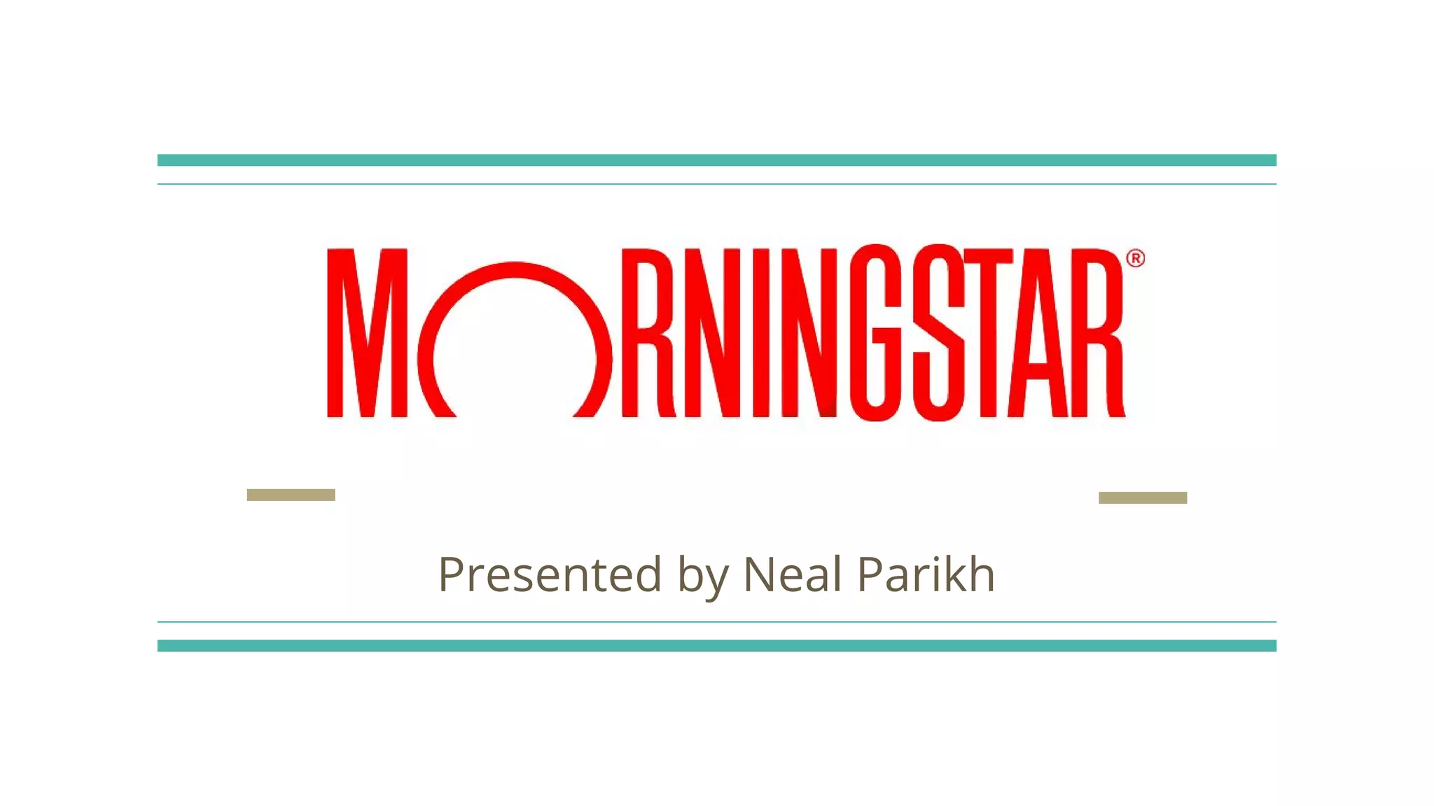 Morningstar Company Presentation | PDF