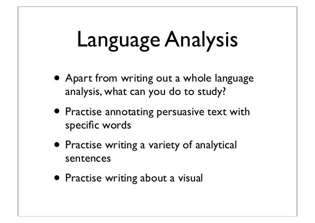 Introductions, Conclusions and Language Analysis Exam Revision