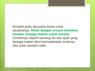 Morobbi contoh dalam meransang tarbiah yang berjaya | PPTX