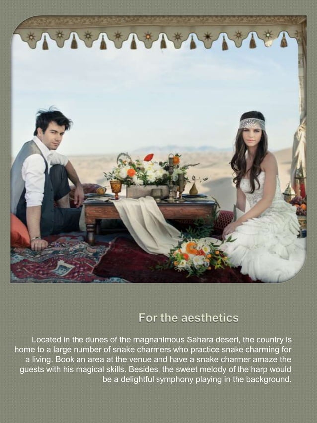 Moroccan Inspired Wedding | PPTX