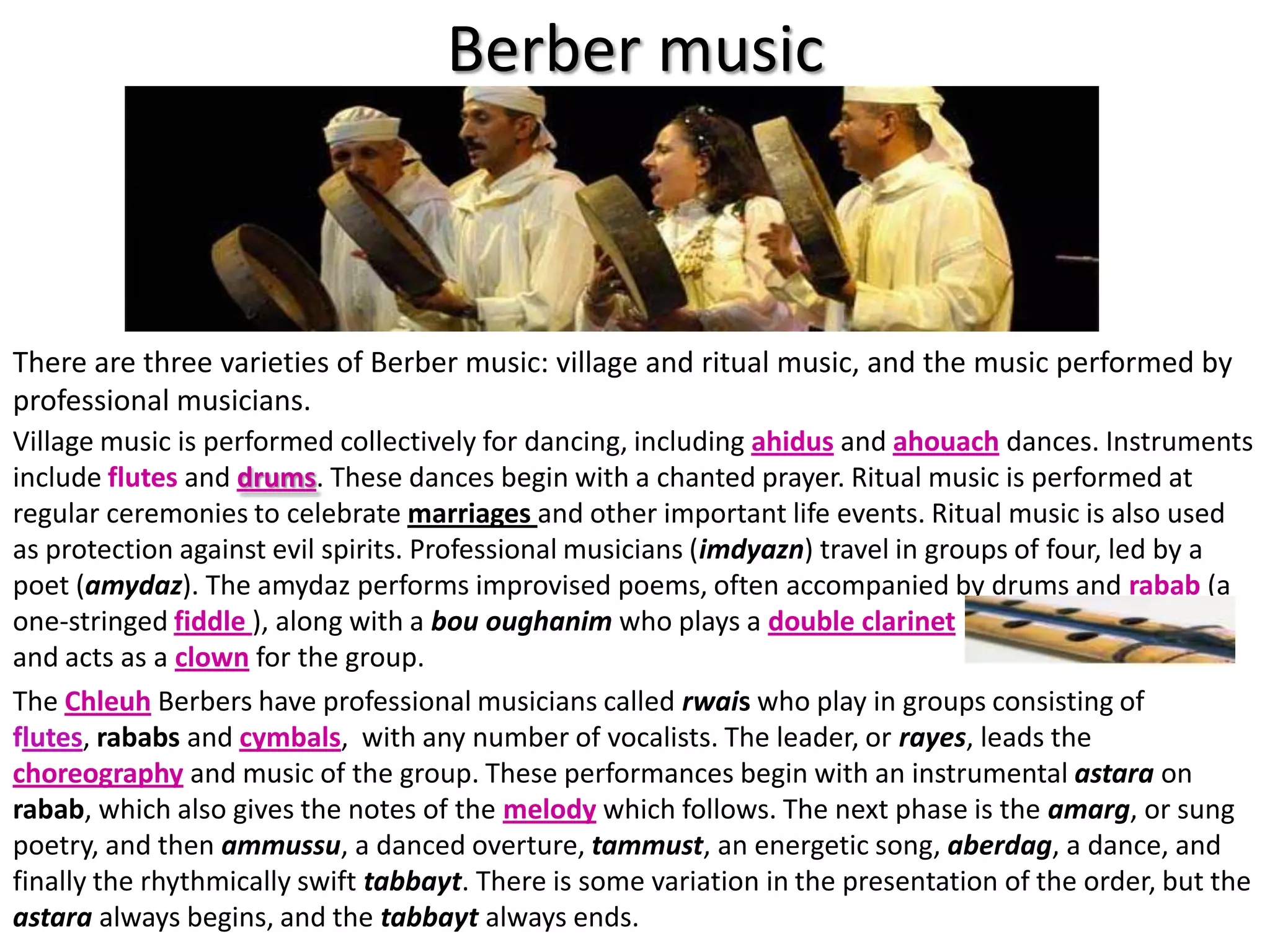 Moroccan music variety | PPTX