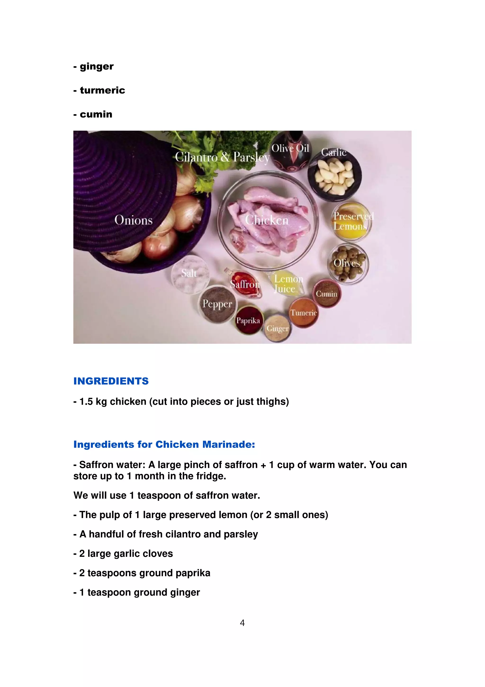 Moroccan tagine - how to make a moroccan chicken tagine | PDF