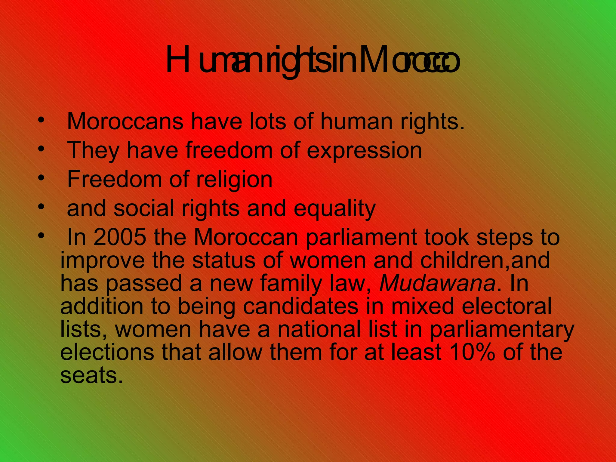 Morocco History Pres. | PPT