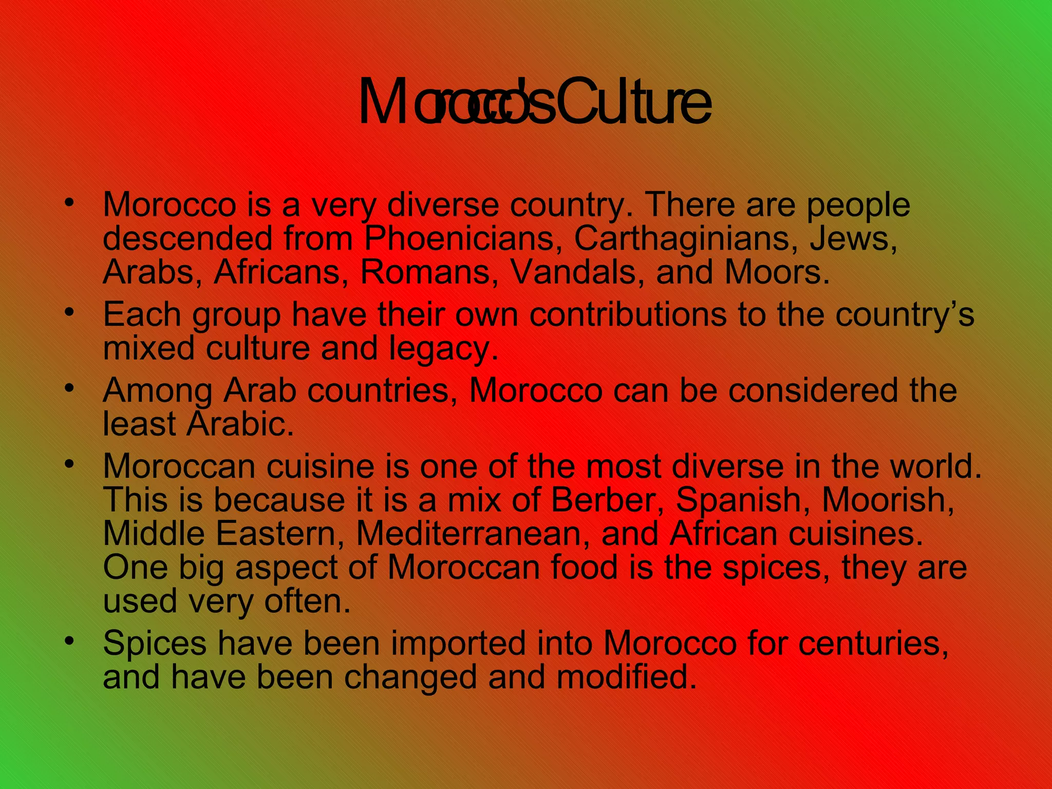 Morocco History Pres. | PPT