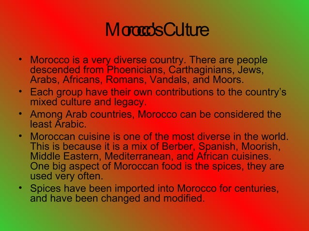 Morocco History Pres. | PPT | Islam | Religion & Spirituality