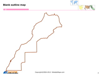 Morocco map, Morocco outline map, Morocco editable map, Morocco ...