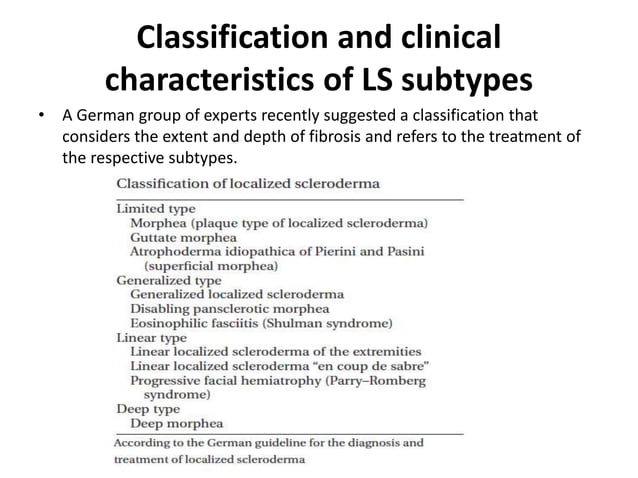 Morphea | PPTX | Skin and Dermatology | Diseases and Conditions