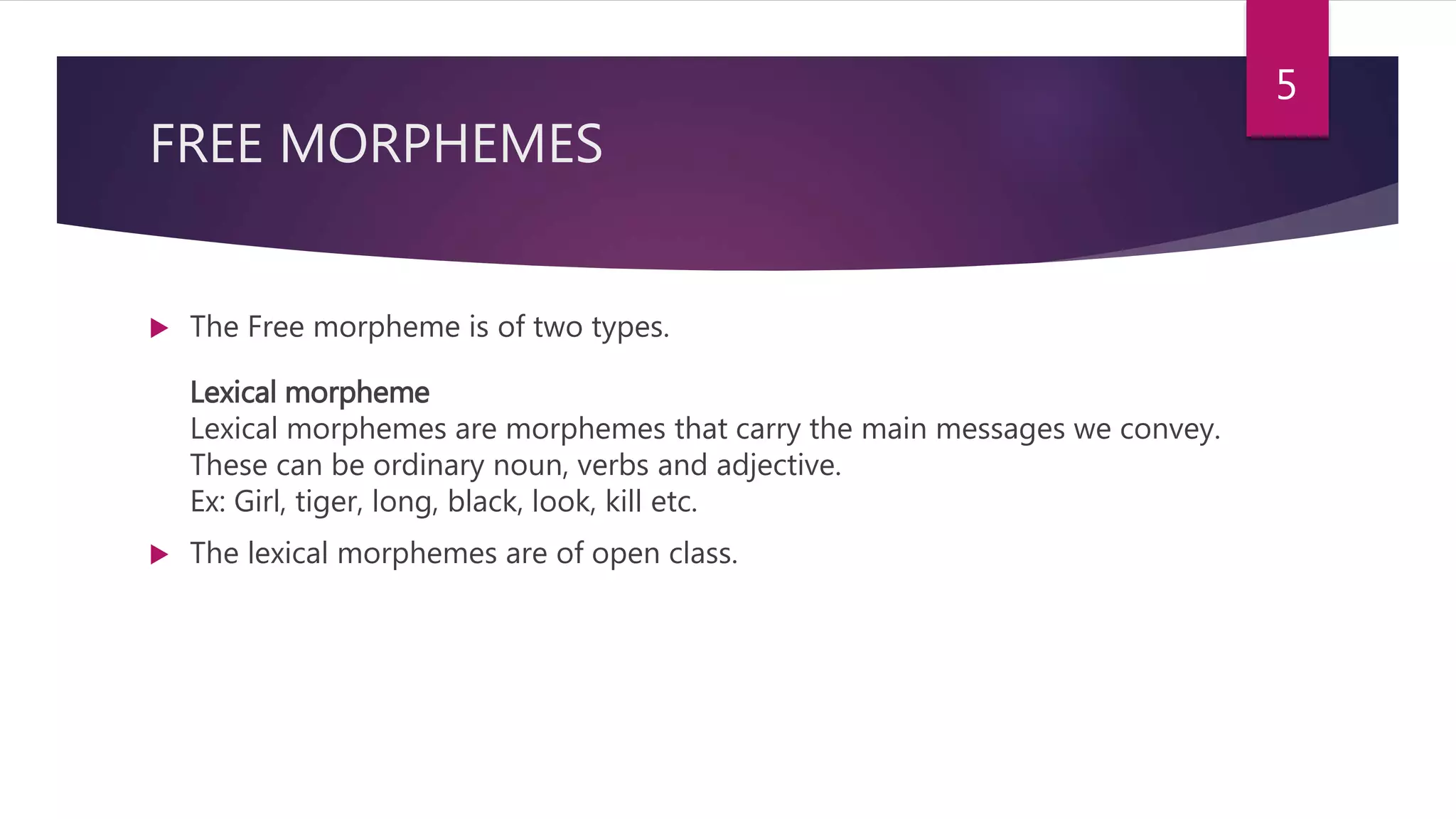 Morpheme, morph, allomorph | PPTX | Geology | Science
