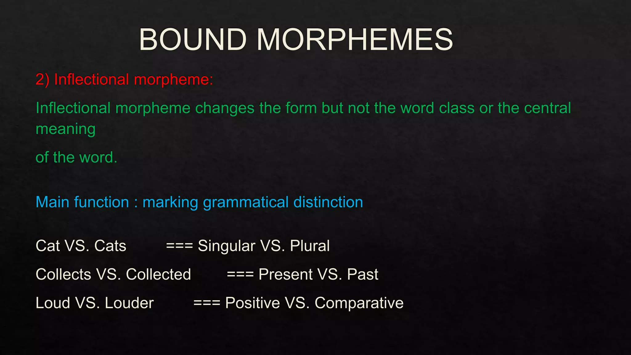 Morpheme, morph and allomorph | PPTX