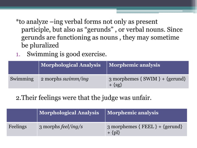 Morpheme, morphological analysis and morphemic analysis | PPTX ...