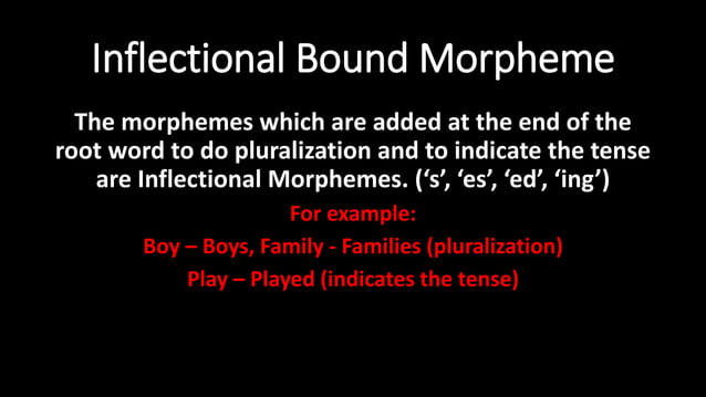 Morpheme Definition, Examples, Types, Morpheme and Morphology, Free and ...