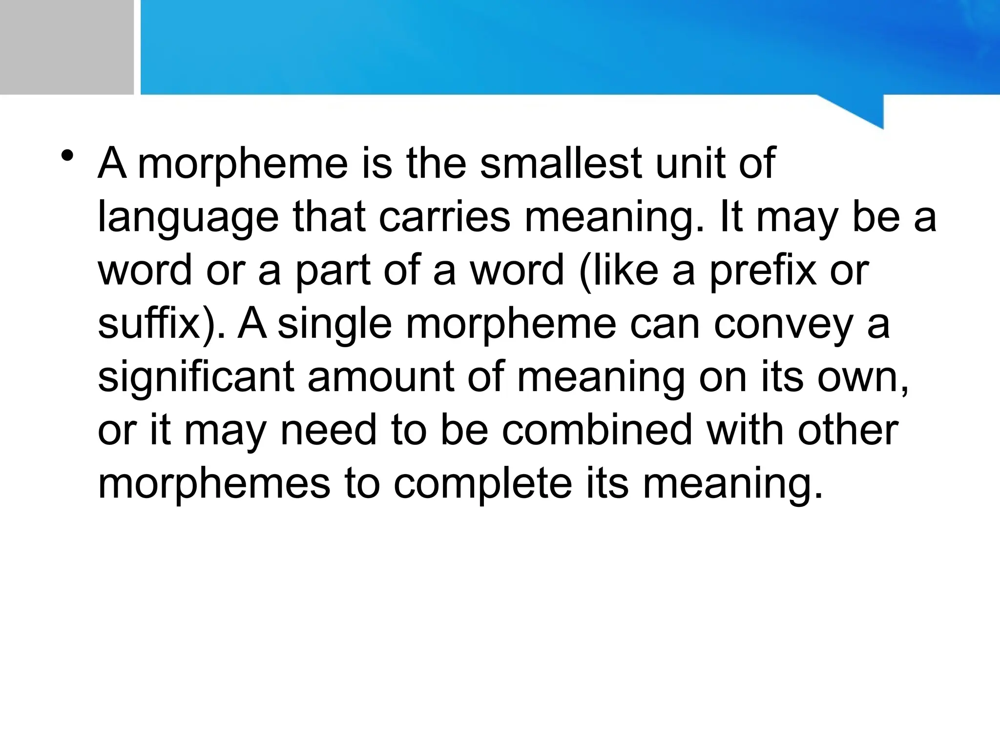 Bound morphemes and free morphemes .pptx