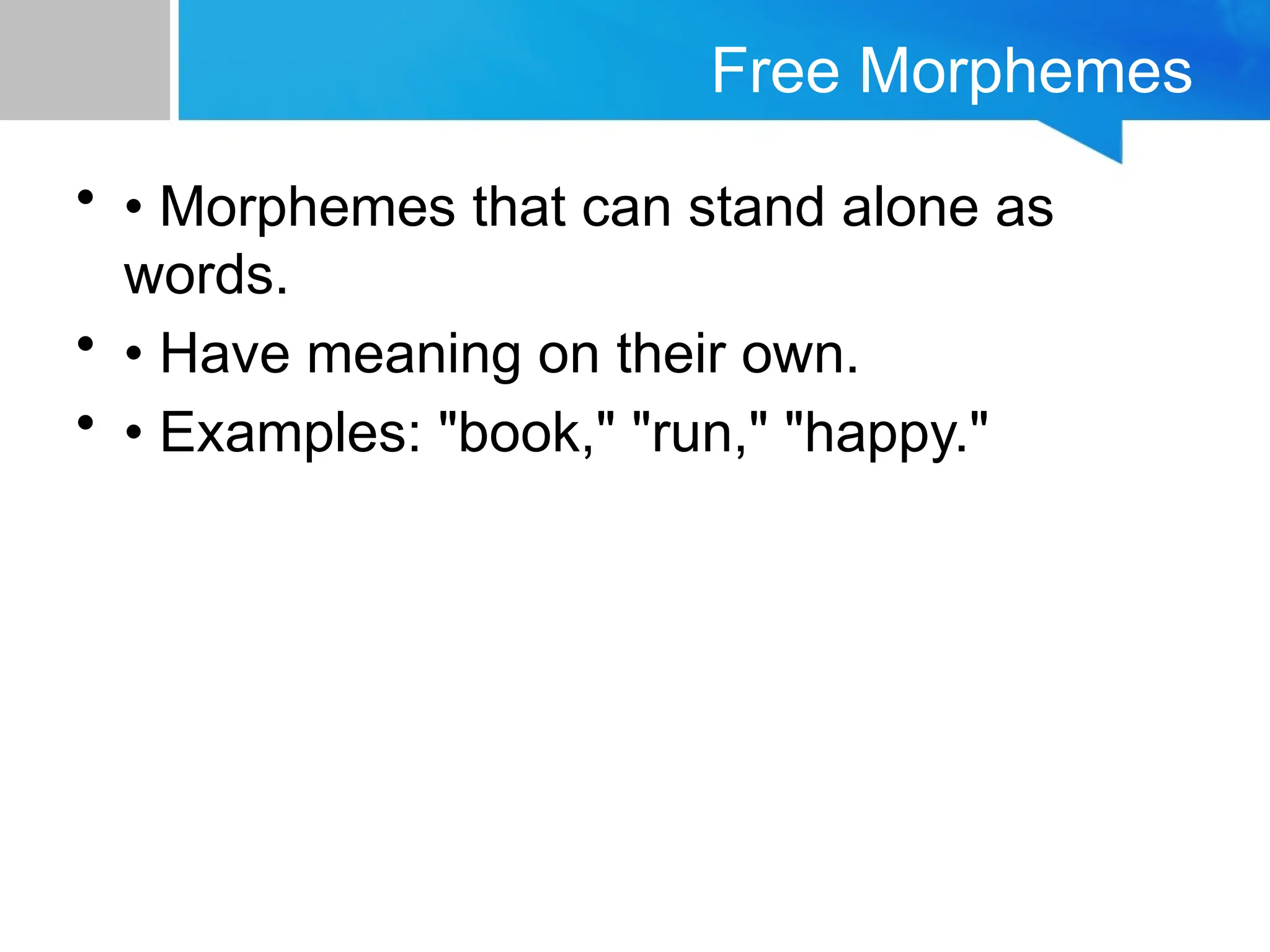Bound morphemes and free morphemes .pptx